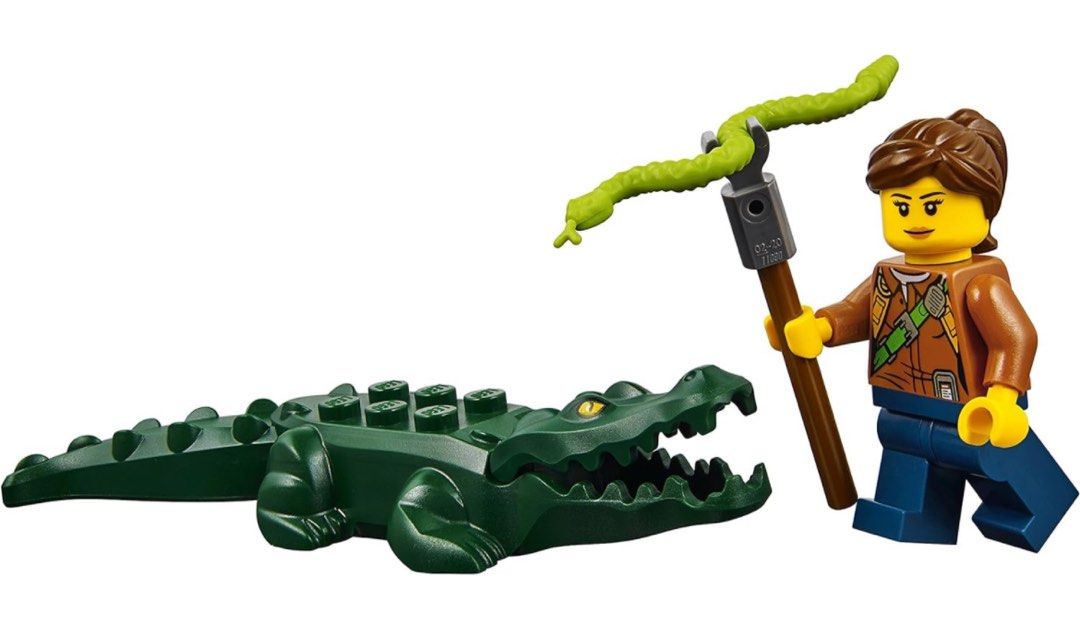 LEGO City Jungle Explorers Jungle Starter Set 60157 Building Kit (88 ...