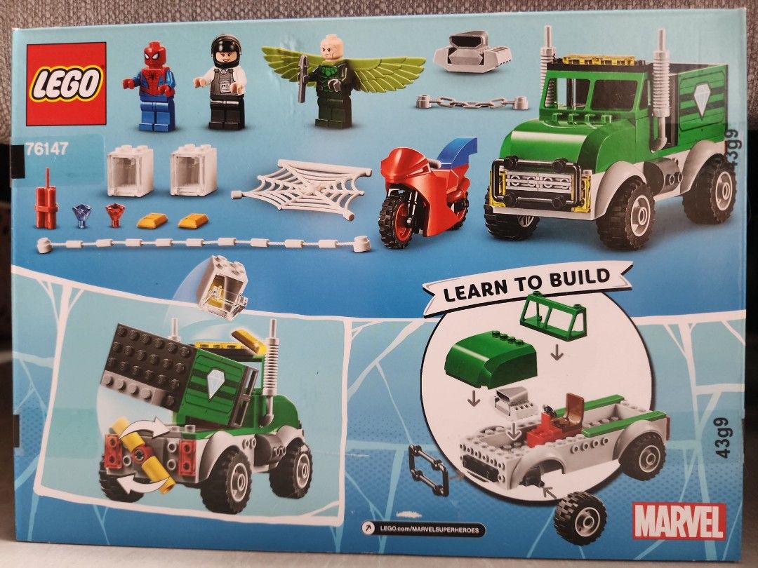 Lego Spiderman 76147 - Vulture's Trucker Robbery, Hobbies & Toys, Toys ...