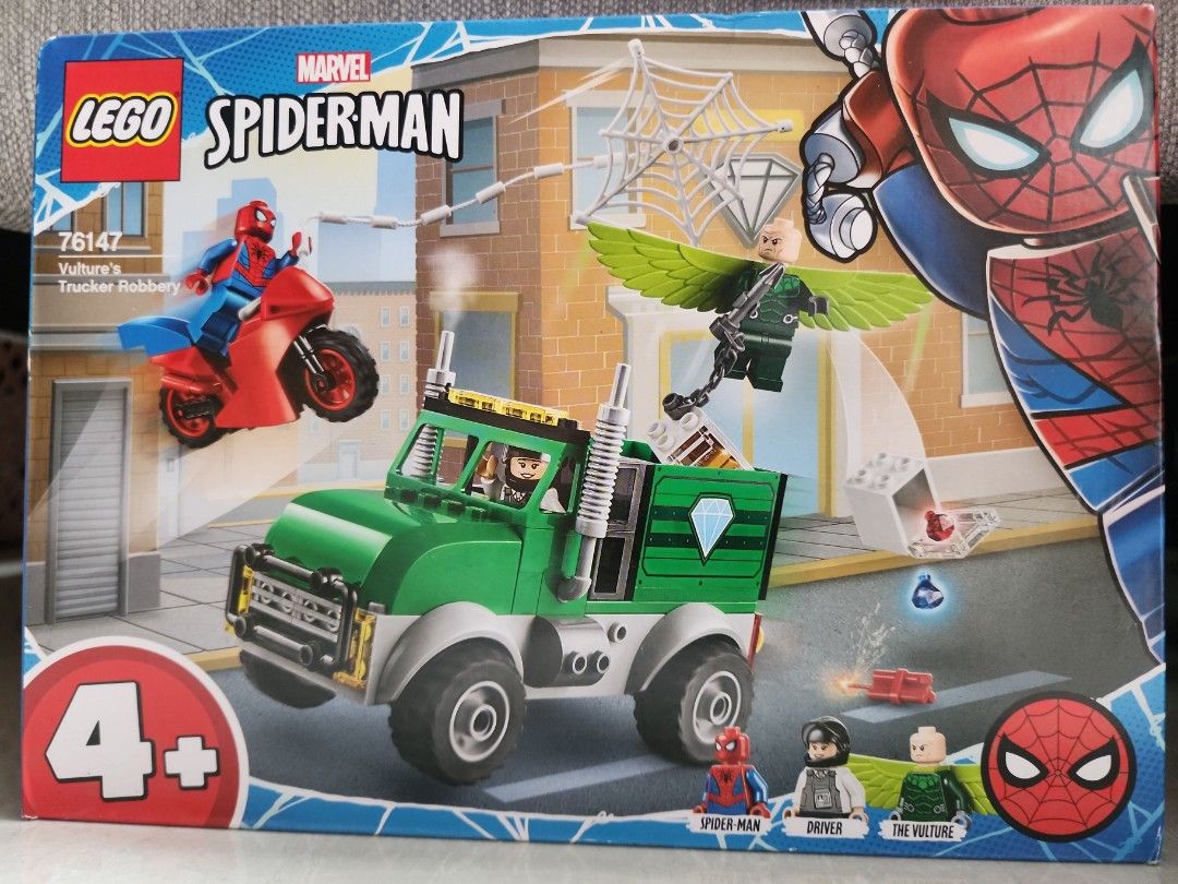 Lego Spiderman 76147 - Vulture's Trucker Robbery, Hobbies & Toys, Toys ...