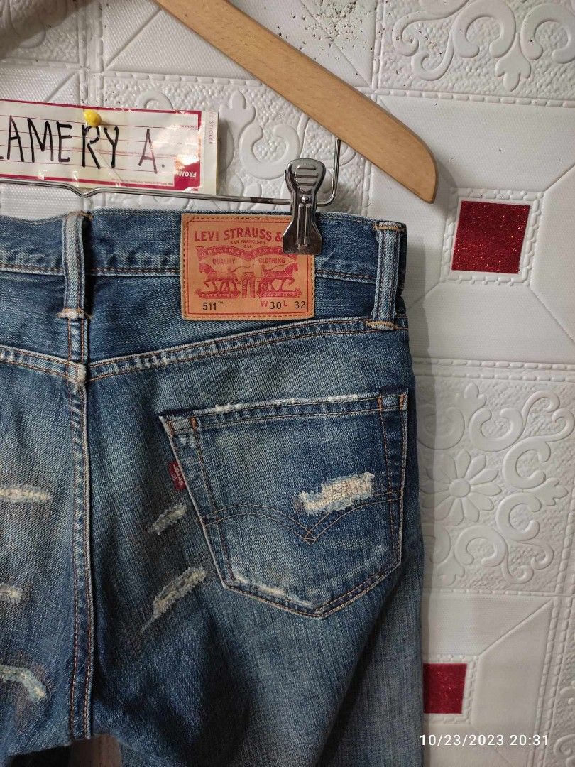LEVI'S 511 made in Turkey, Men's Fashion, Bottoms, Jeans on Carousell