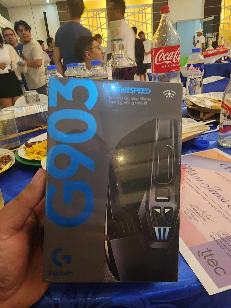 Logitech G903 lighting speen gaming mouse, Computers & Tech, Parts ...