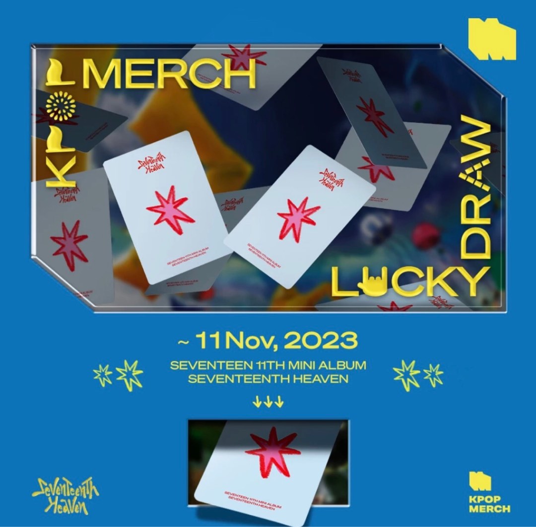 LUCKY DRAW EVENT SURE MEMBER!! SEVENTEENTH HEAVEN CARAT, Hobbies & Toys ...