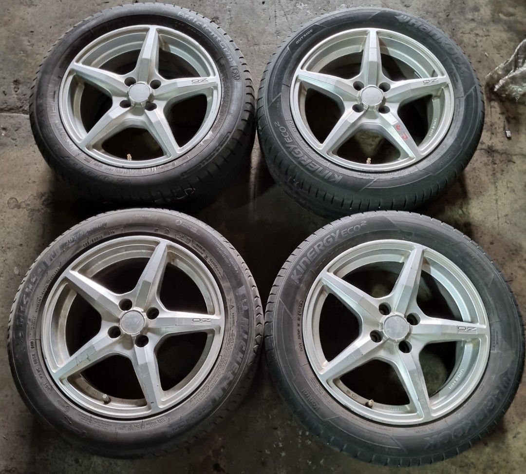 (MADE IN ITALY) O.Z RACING 16 inch rim(4x100), Car Accessories, Tyres ...