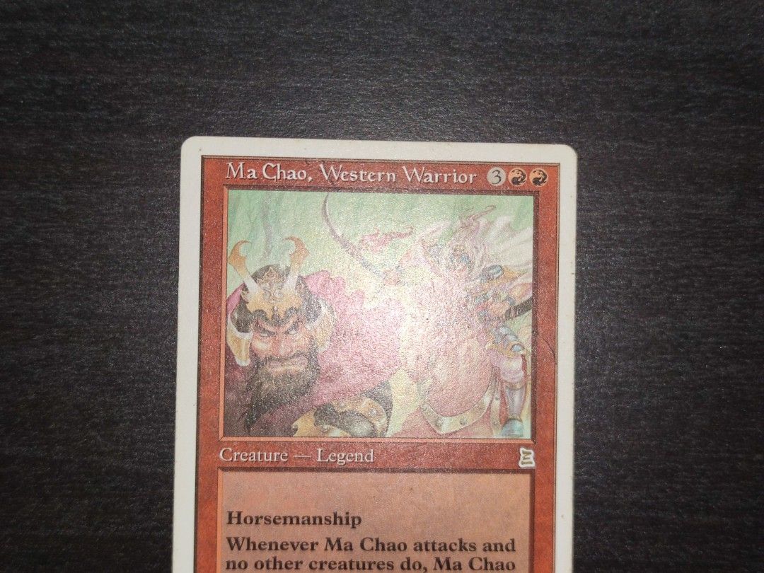 Magic The Gathering MTG Ma Chao, Western Warrior, Hobbies & Toys, Toys ...