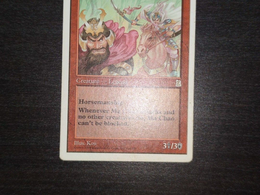 Magic The Gathering MTG Ma Chao, Western Warrior, Hobbies & Toys, Toys ...