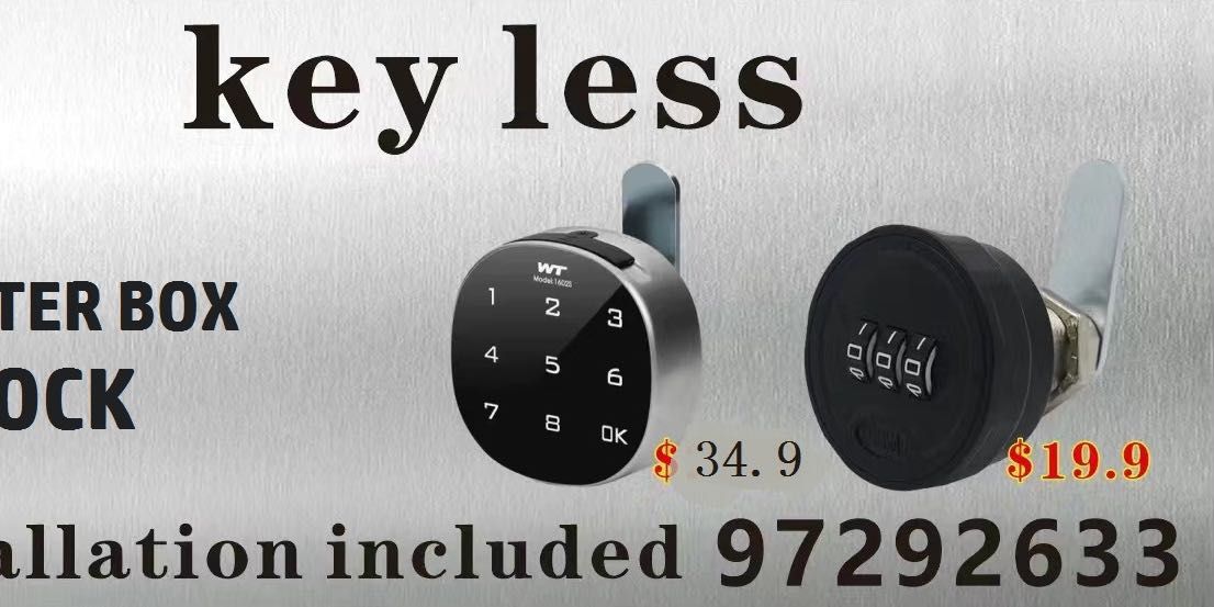 Mail box letter box digital lock keyless, Furniture & Home Living ...