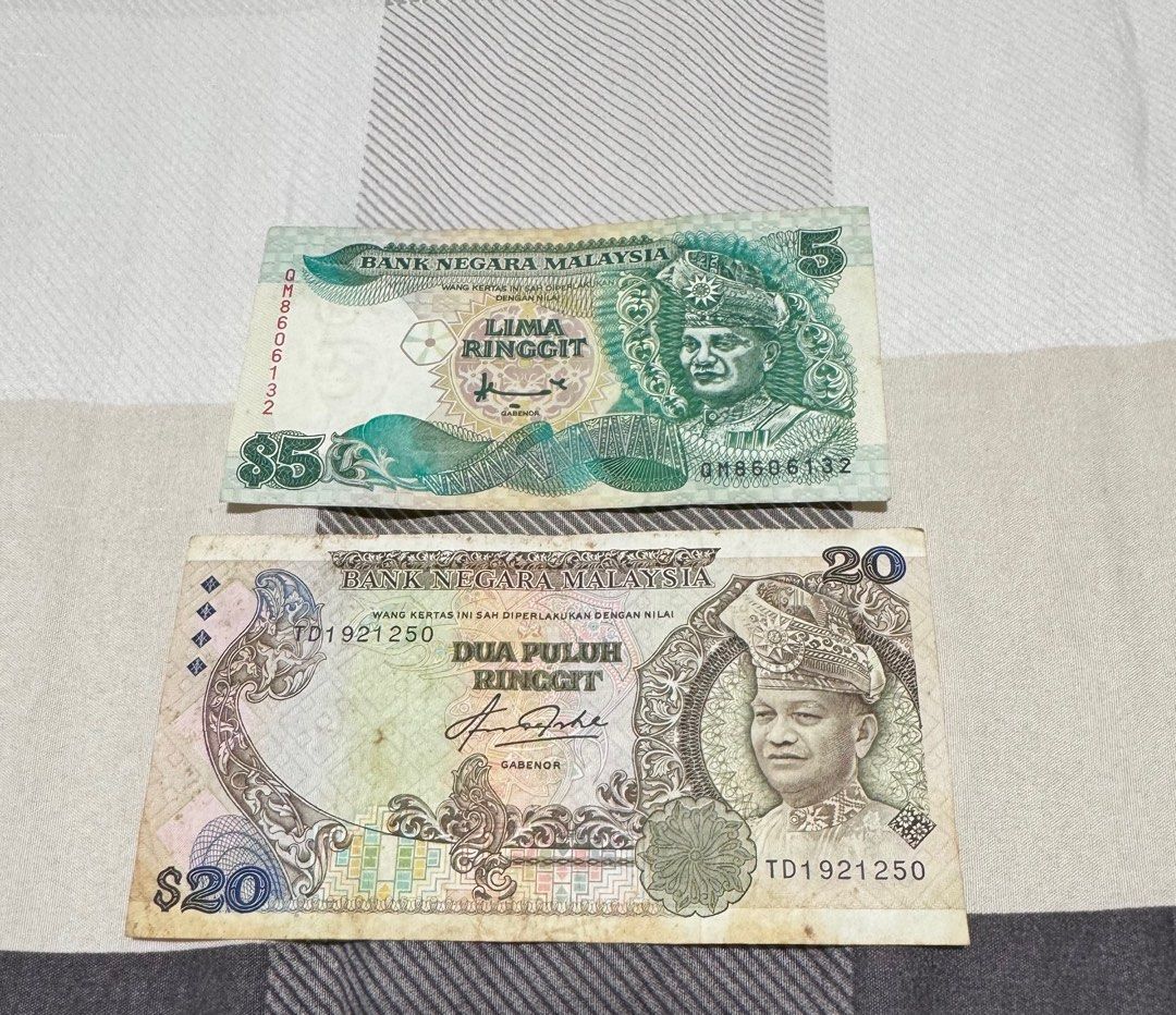 Malaysia ringgit old note, Hobbies & Toys, Memorabilia & Collectibles ...