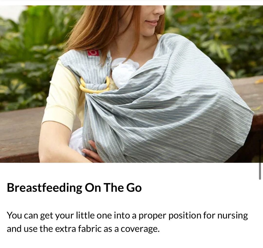 Mamaway Baby Sling Ring - Tomato Cheese, Babies & Kids, Going Out ...