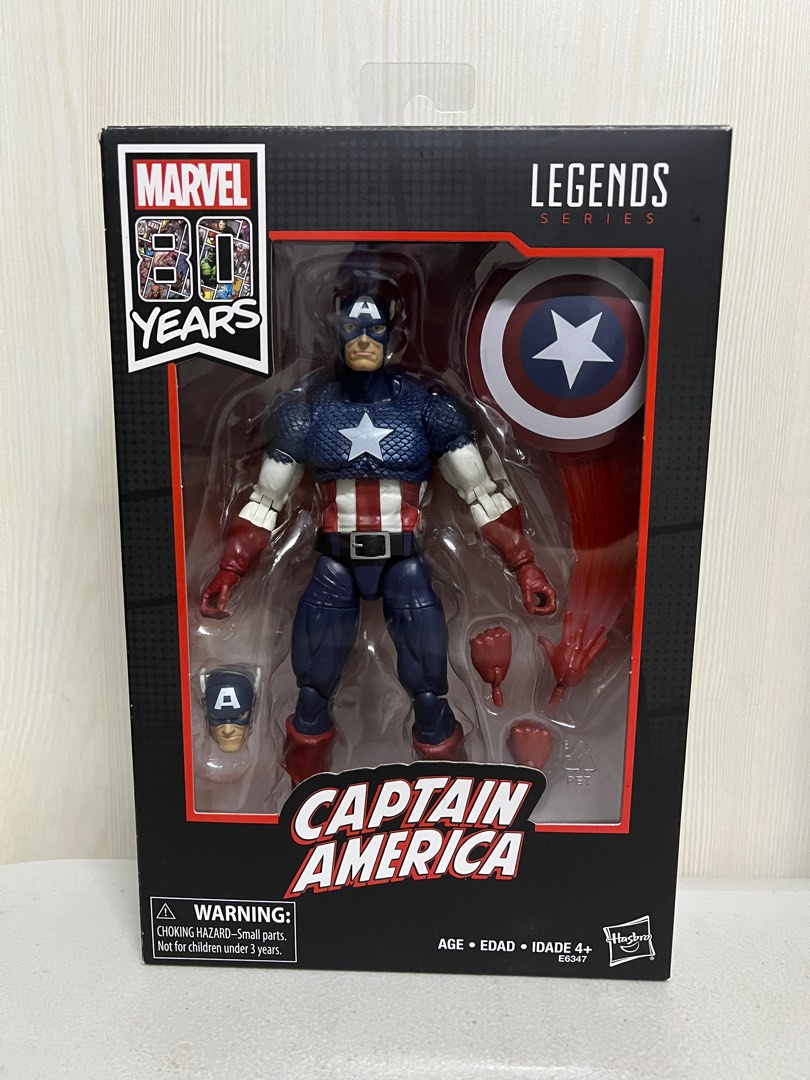 Marvel Legends 80th Captain America MISB figure, Hobbies & Toys, Toys ...