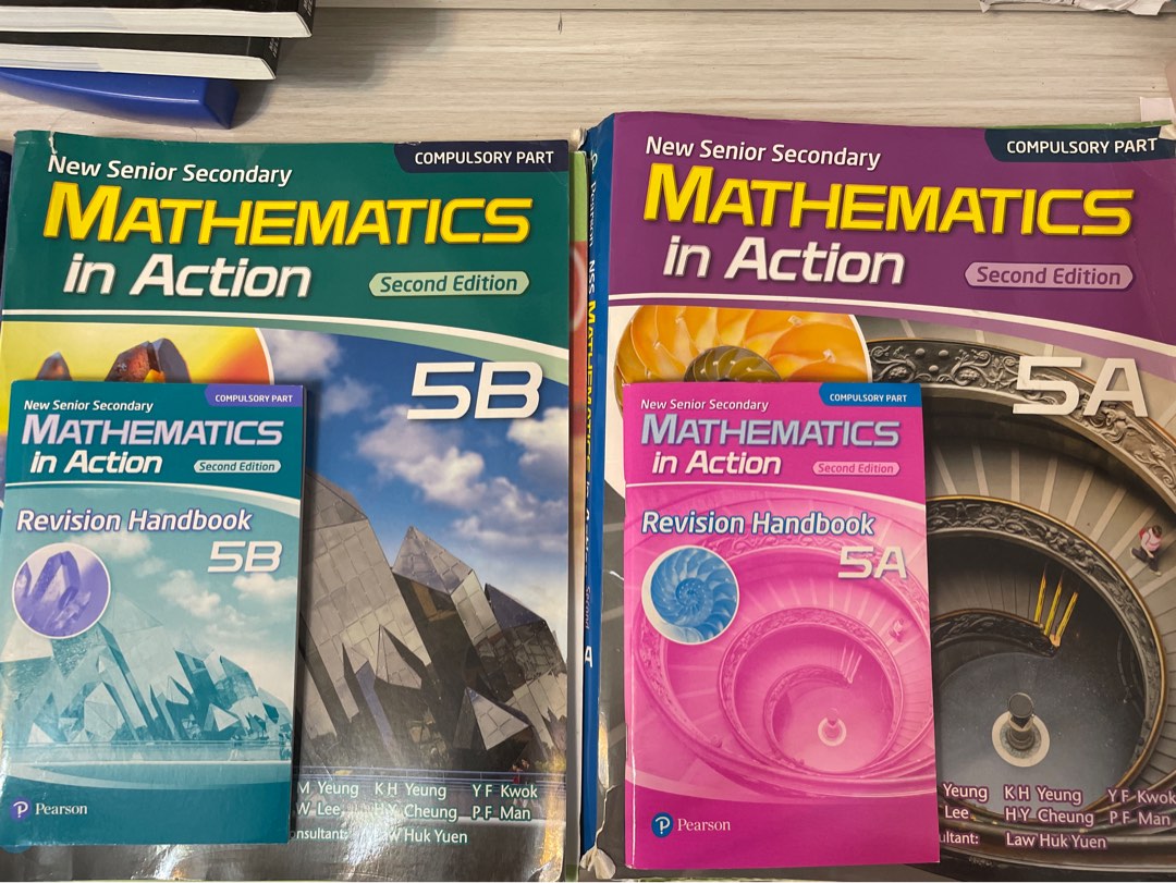Mathematics in action 5A + 5B教科書, 興趣及遊戲, 書本 & 文具, 教科書 - Carousell