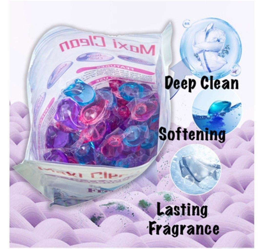 Maxi clean laundry capsules 30 pod, Furniture & Home Living, Cleaning ...