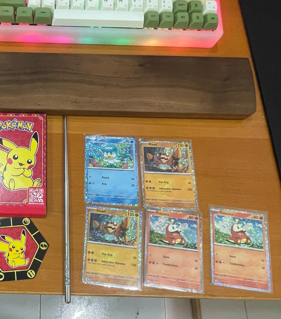 McDonald’s Pokémon Match Battle Happy Meal Pokemon PTCG 2023 Fuecoco 002/015 Quaxly 003/015 ...