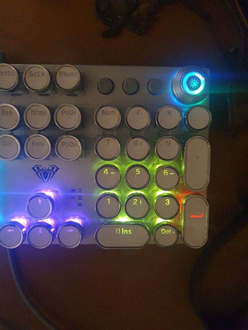 Mechanical Gaming keyboard AULA F2088 PUNK with 22 Backlit 108 Keys ...