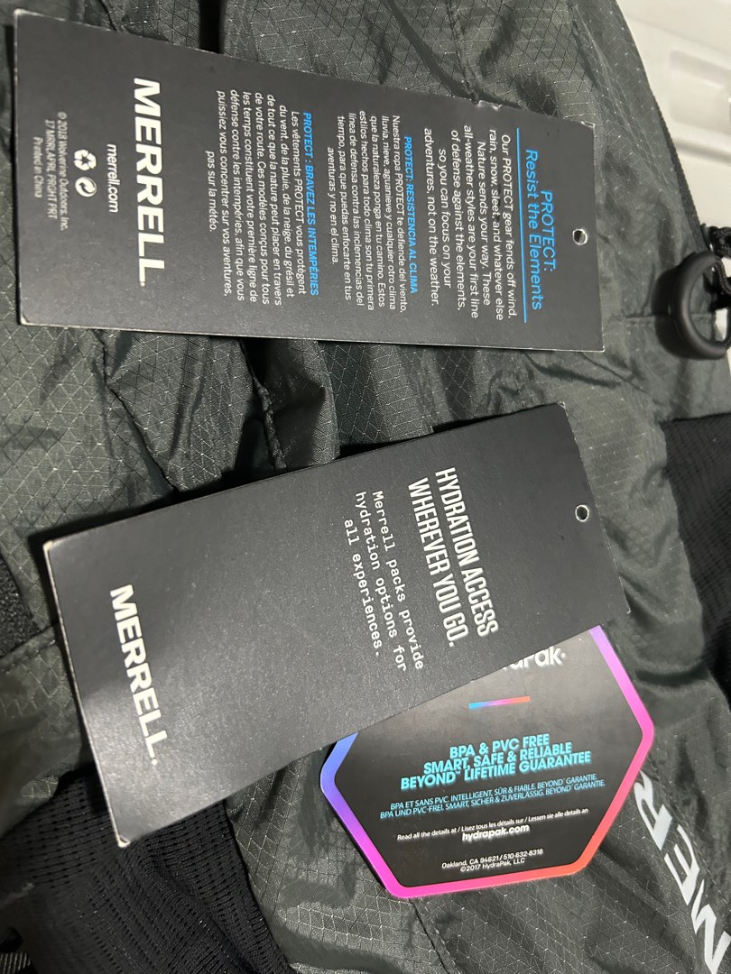 Merrell hydration back pack 6L, Sports Equipment, Hiking & Camping on ...