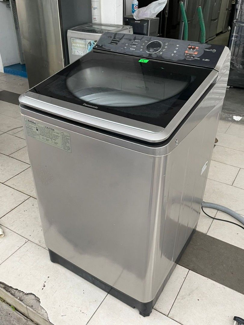 Mesin basuh jenama Panasonic 16kg inveter, TV & Home Appliances, Washing Machines and Dryers on ...