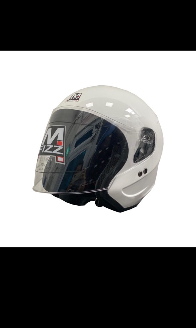MFIZZ Helmet Female Learner, Motorcycles, Motorcycle Apparel on Carousell