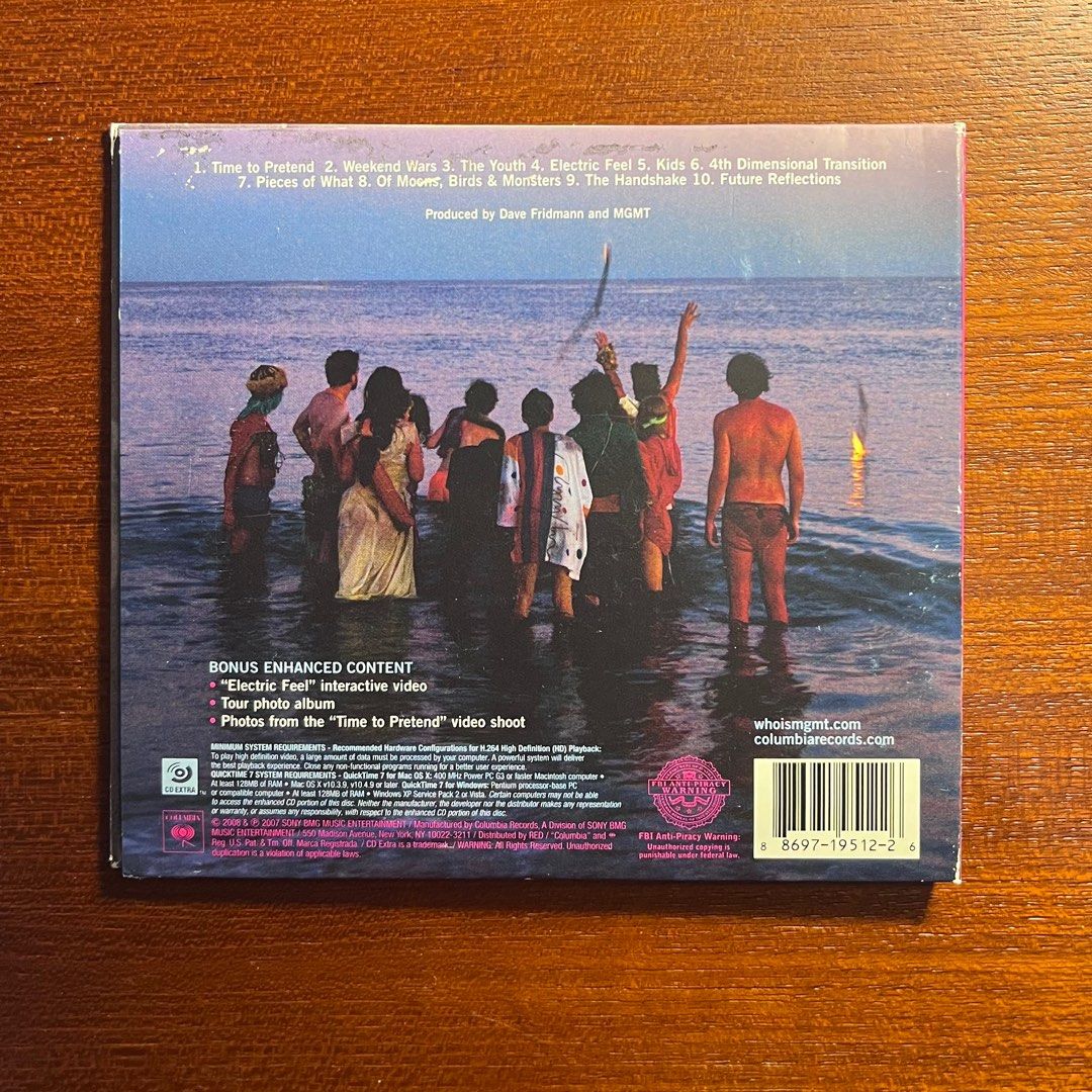 MGMT Oracular Spectacular CD, Hobbies & Toys, Music & Media, CDs & DVDs ...