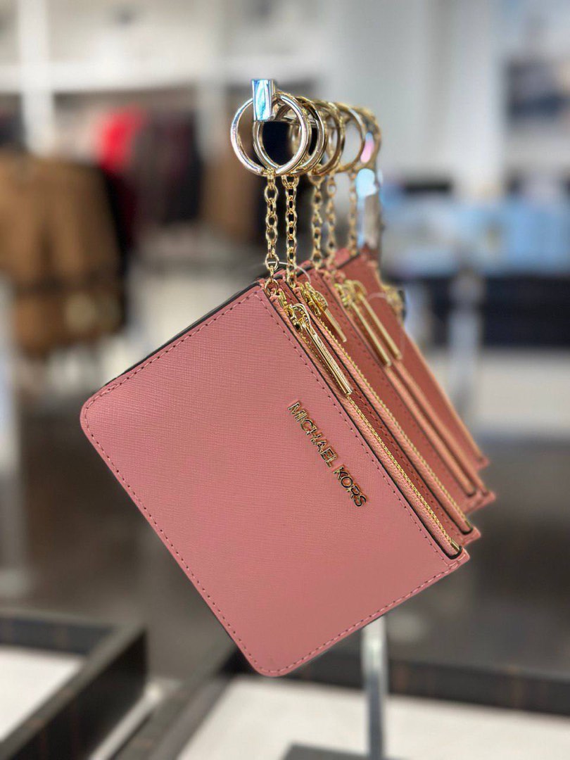Micheal Kors JST Coin Pouch, Luxury, Bags & Wallets on Carousell