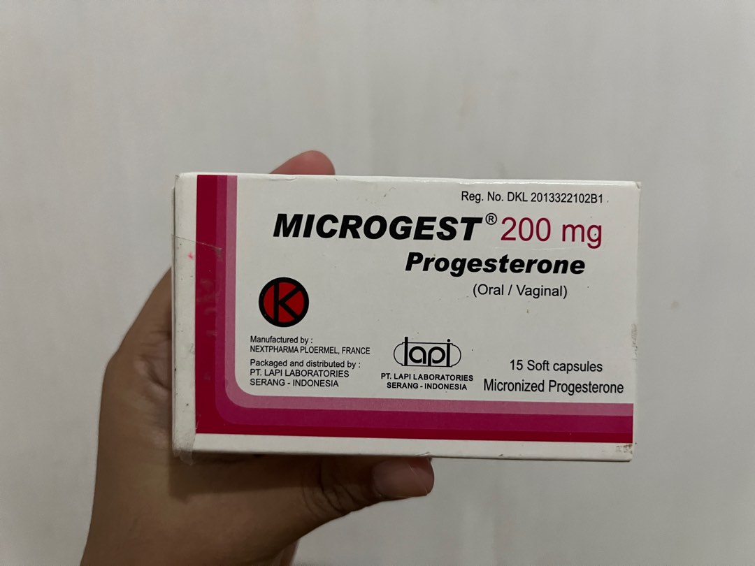 Microgest 200mg, Kesehatan & Kecantikan, Kulit, Sabun & Tubuh di Carousell