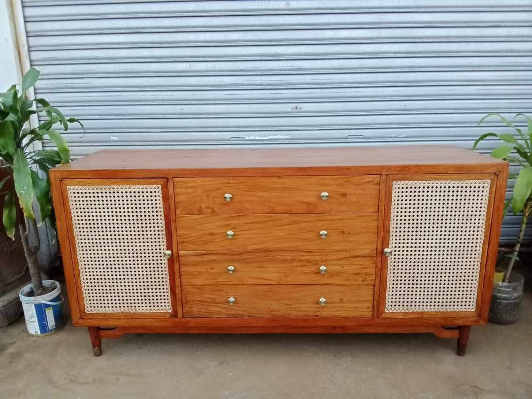 Mid Century Narra Buffet Cabinet, Furniture & Home Living, Furniture ...