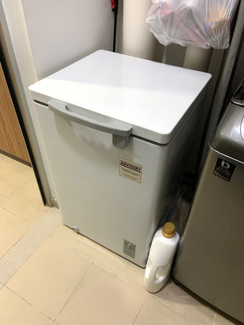 Midea 99L White Chest Freezer MDRC152FZG01-SG, TV & Home Appliances ...
