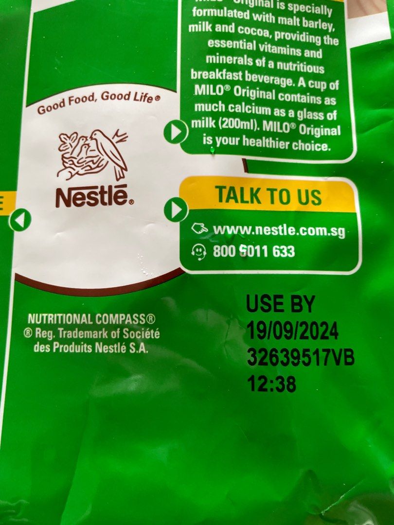 Milo Refill 900g Expiry Sep 2024, Food & Drinks, Beverages on Carousell