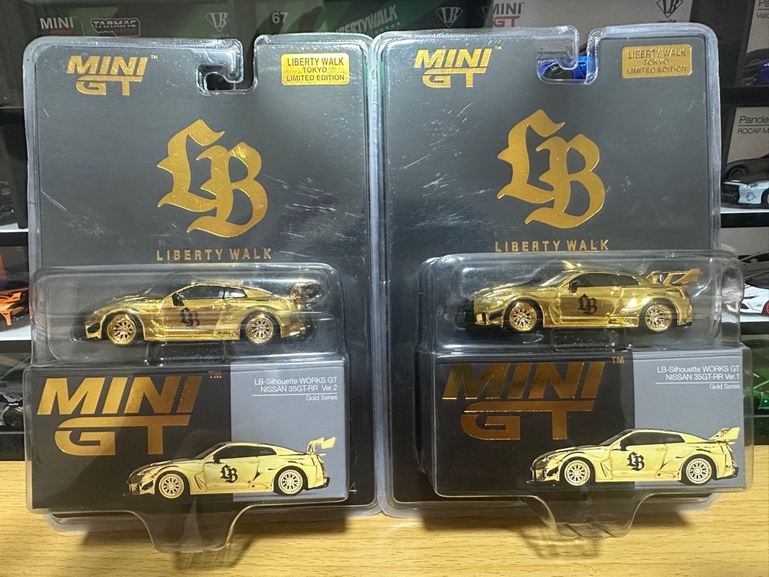 Mini GT GTR R35 Gold series, Hobbies & Toys, Toys & Games on Carousell