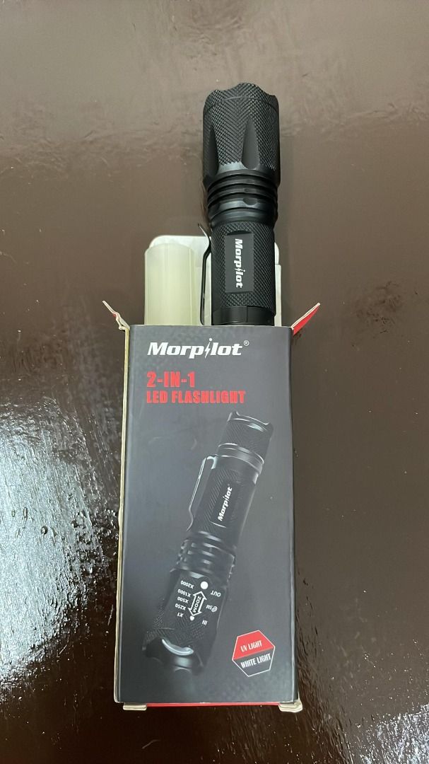 Morpilot 2 in 1 LED Flashlight, Furniture & Home Living, Lighting ...