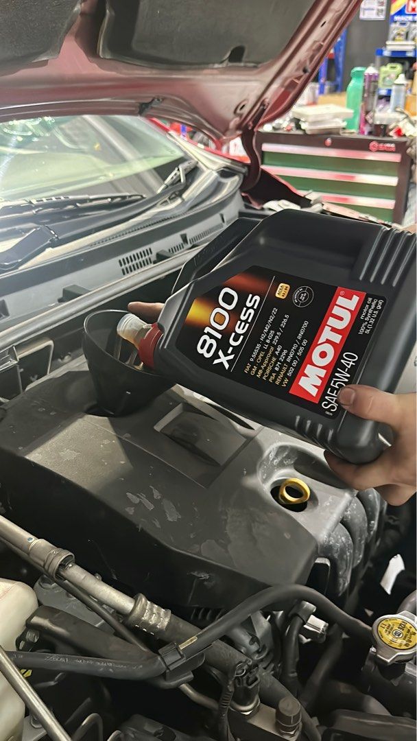 [2024 PROMO] Motul 8100 X-cess 5W40 4L Engine Oil, Car Workshop ...