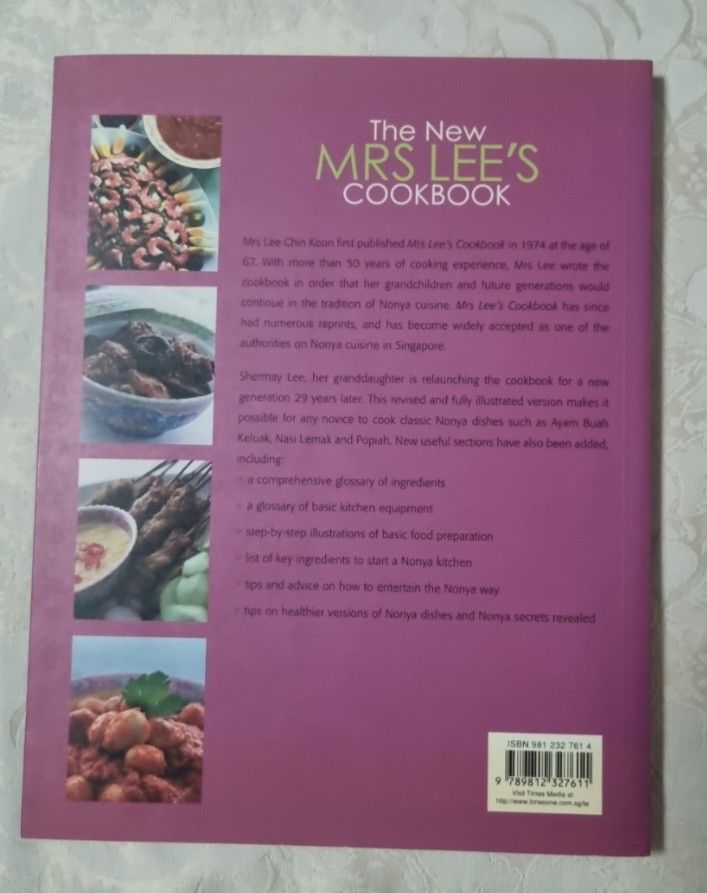 Mrs Lee's Cookbook, Hobbies & Toys, Books & Magazines, Fiction & Non ...