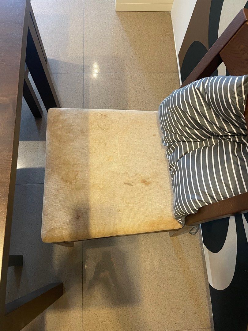 Muji dining table set with 2x benches and 2xchairs, Furniture & Home ...