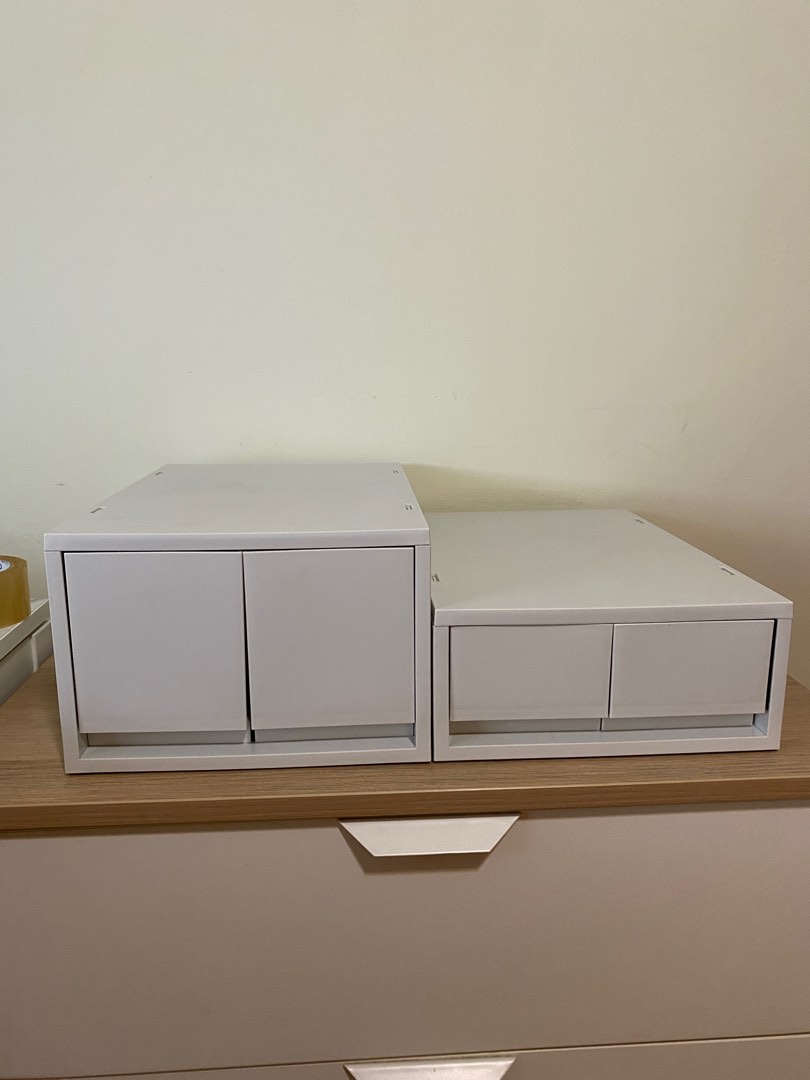 Muji Polypropylene Drawers x 2, Furniture & Home Living, Home ...