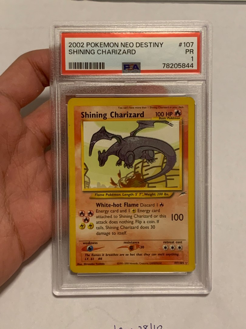 Neo Destiny Shining Charizard PSA 1, Hobbies & Toys, Memorabilia ...