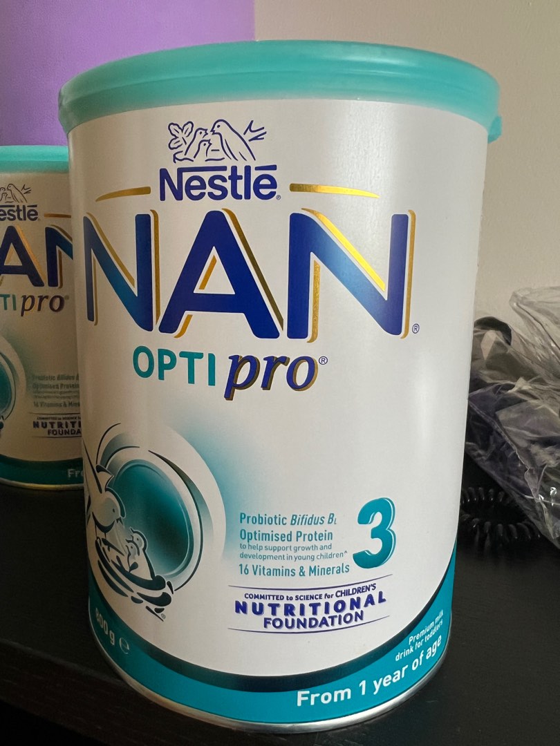 2 no.s Nestle NAN opti Pro 3 800g Milk powder, Babies & Kids, Nursing ...