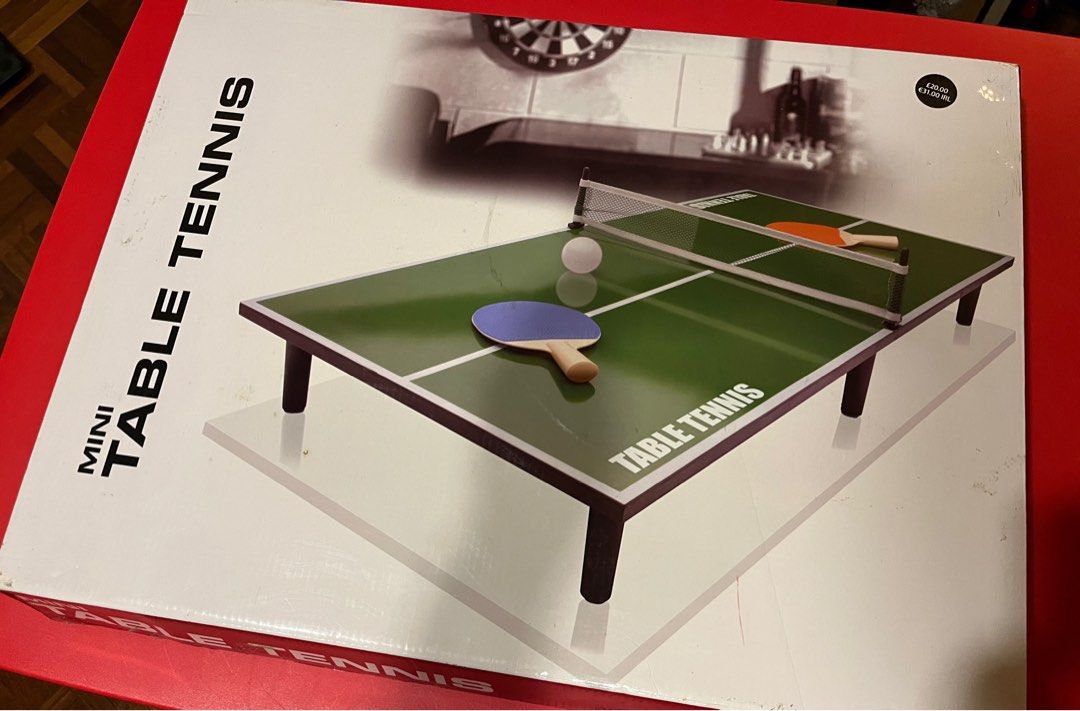 Never Used, just kept in storage MINI Table Tennis set, Hobbies & Toys ...