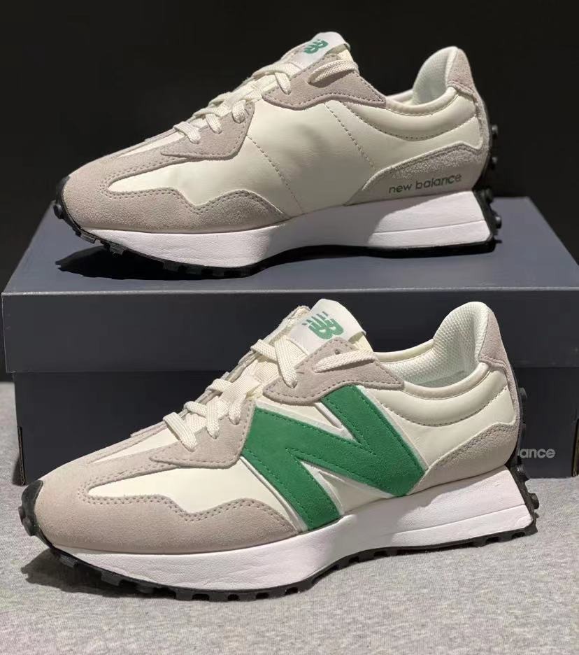 New Balance NB327 White Gray Green, Men's Fashion, Footwear, Sneakers ...