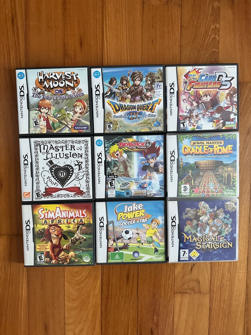 Nintendo DS game Harvest Moon tale of two lovers / Dragon quest ...