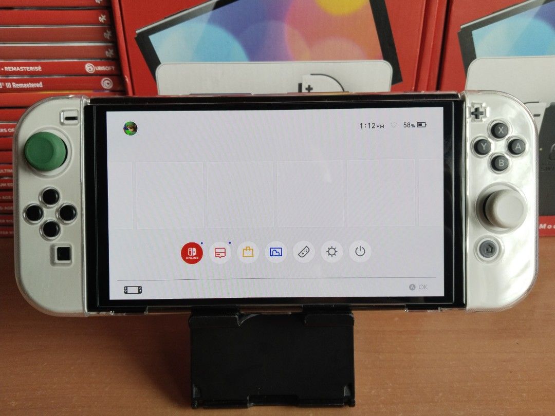 Nintendo switch oled used but still in good condition, Video Gaming ...