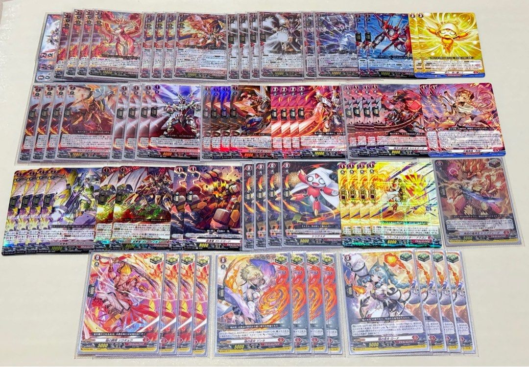 Nirvana Jheva Deck set Cardfight Vanguard, Hobbies & Toys, Toys & Games on Carousell