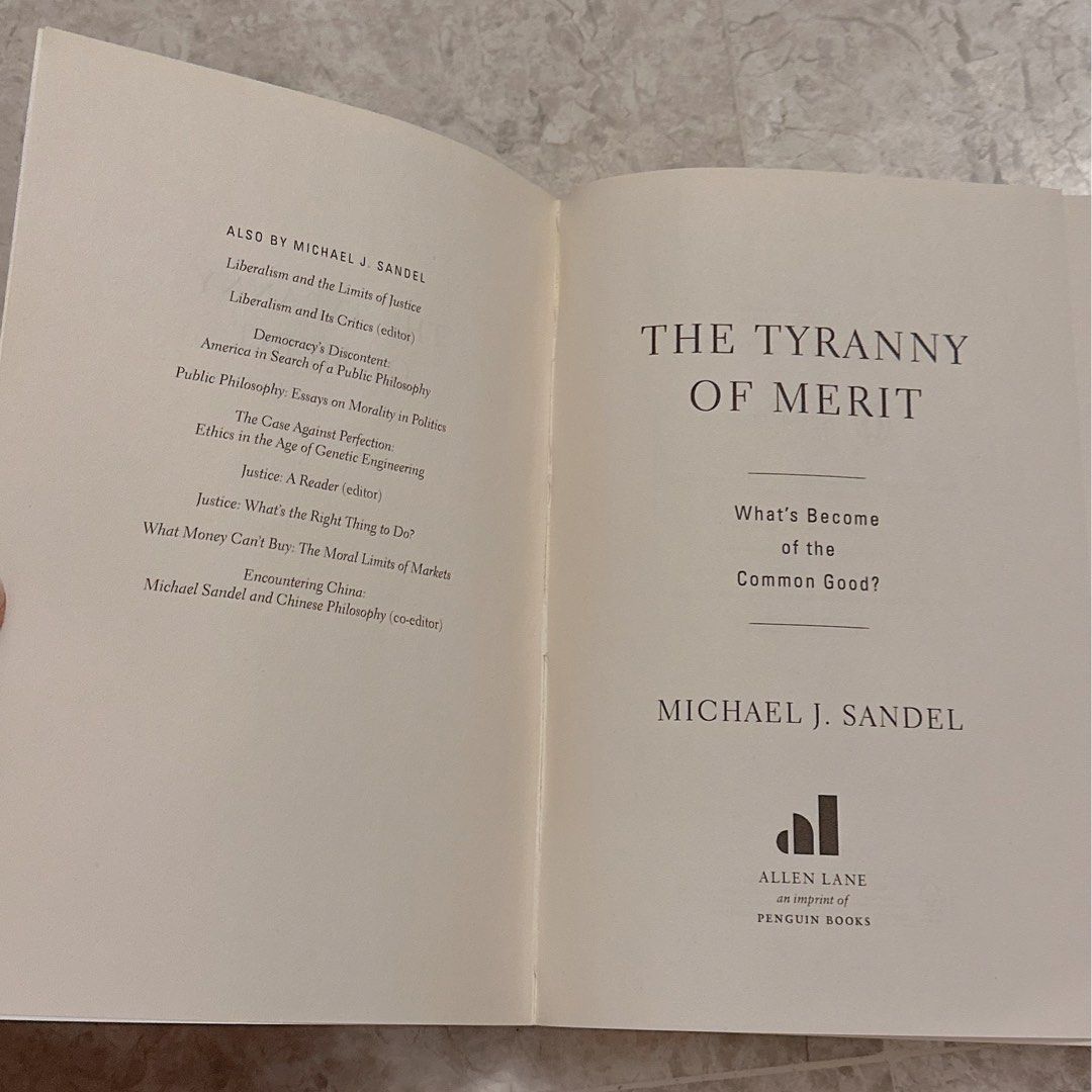 (Non-fiction) The Tyranny of Merit, Hobbies & Toys, Books & Magazines ...