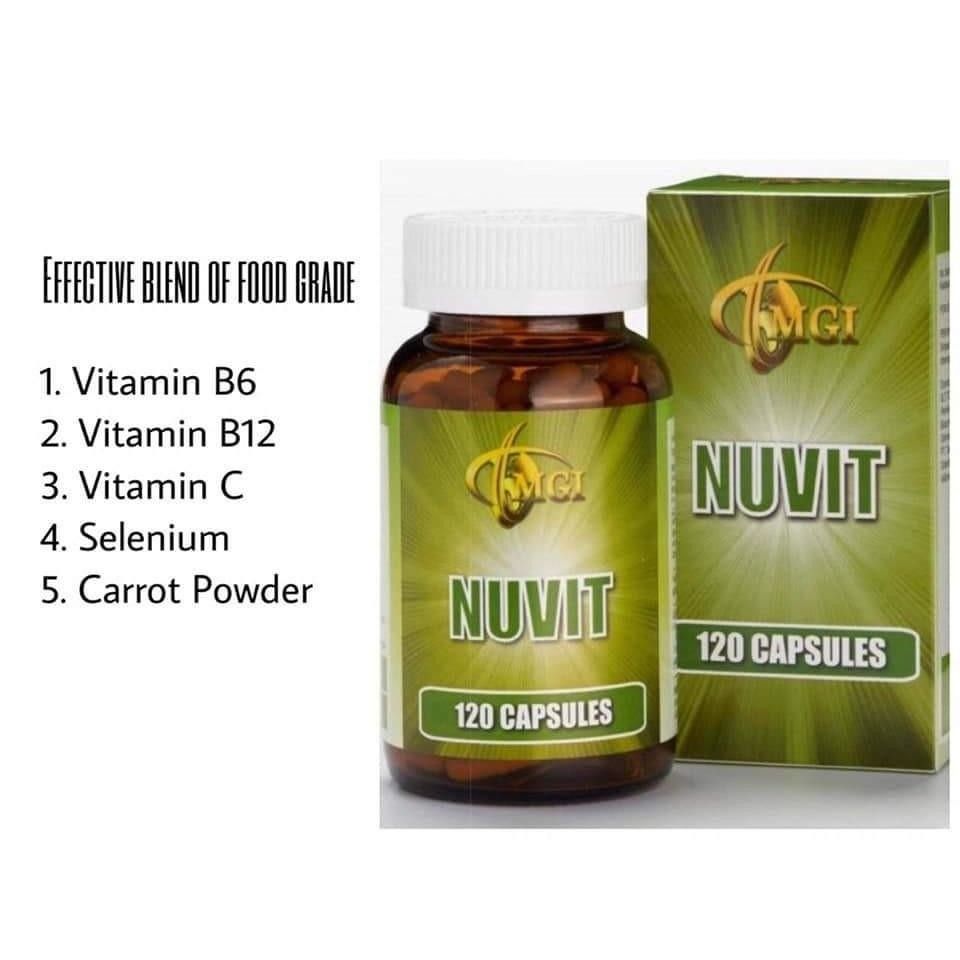 NUVIT Vitamin Suplemen Kesehatan Original Imun Booster 120 Kapsul ...