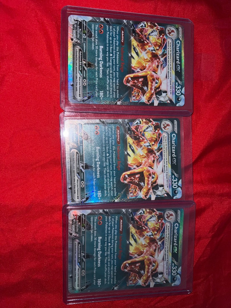Obsidian flames Charizard ex set, Hobbies & Toys, Toys & Games on Carousell