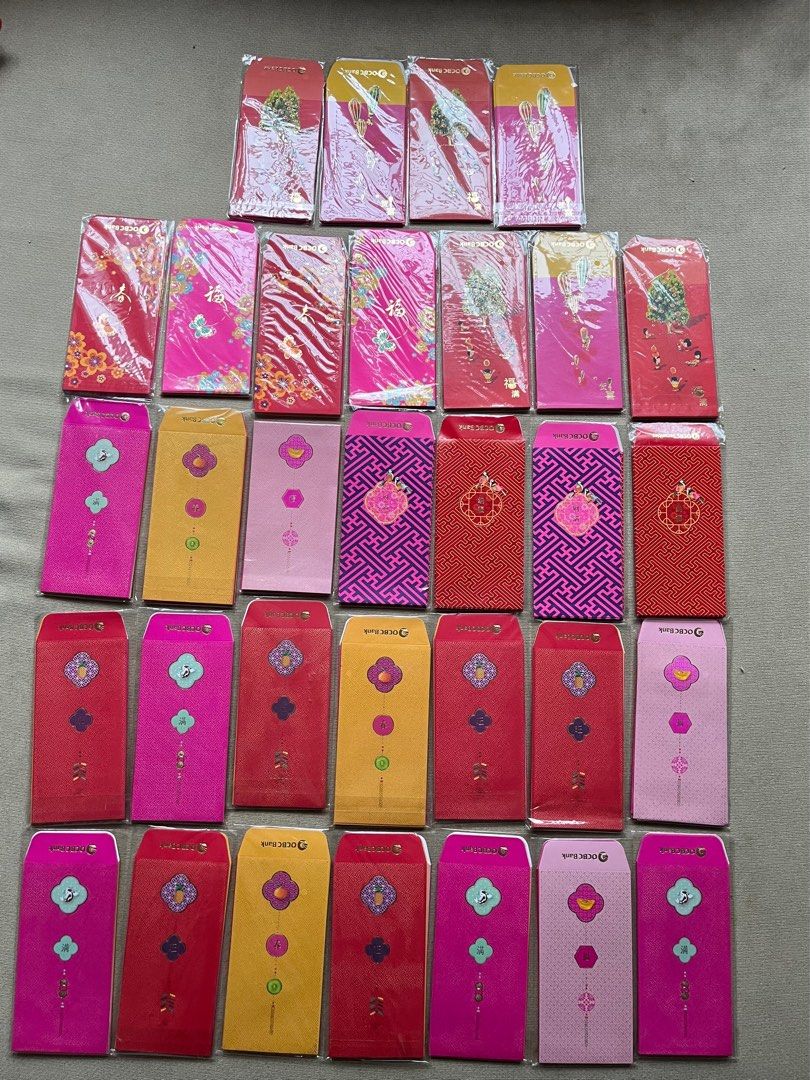 OCBC Red Packets (All 32 packs), Hobbies & Toys, Stationery & Craft ...