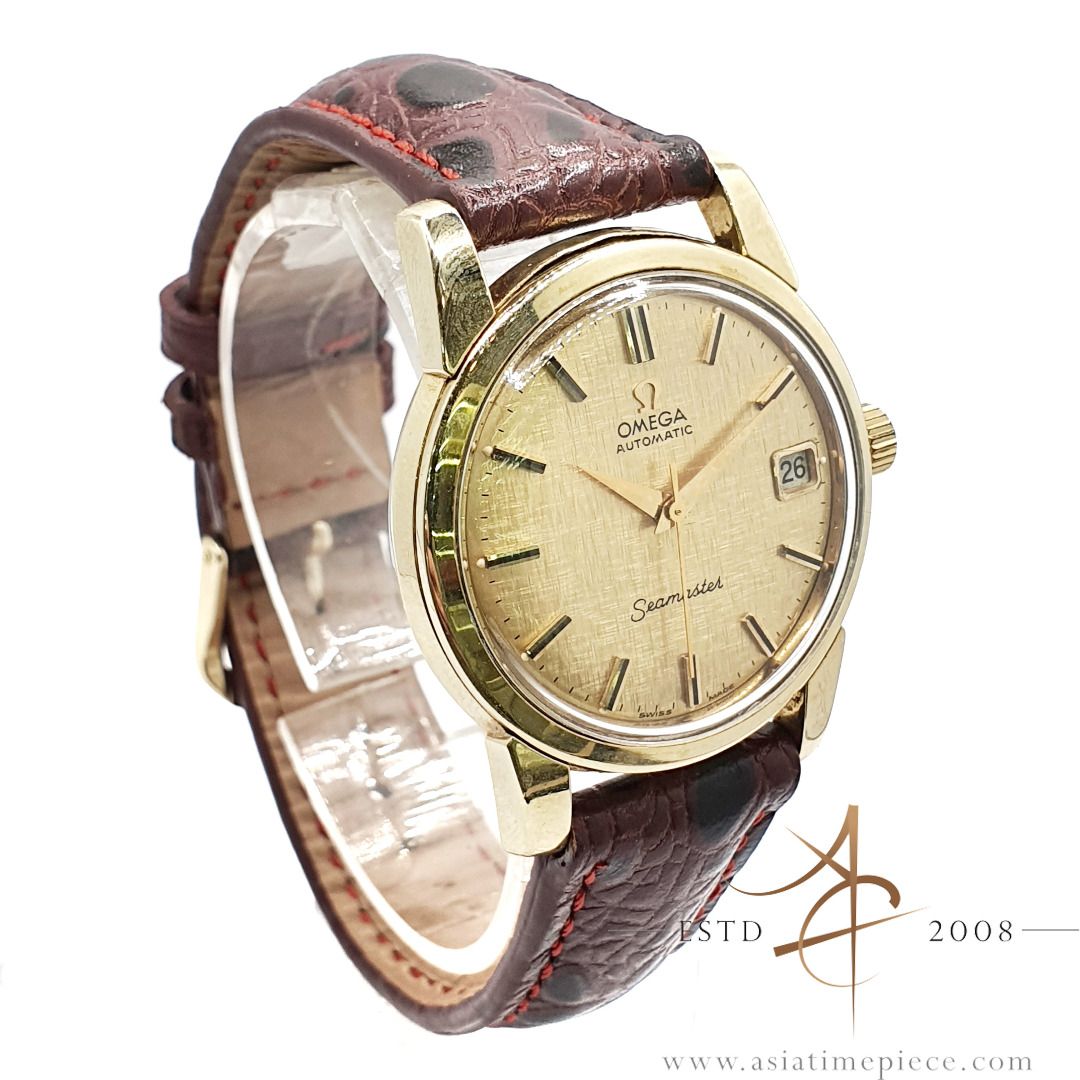 Omega Seamaster 166.009 Gold Capped Automatic Vintage Watch, Men's ...
