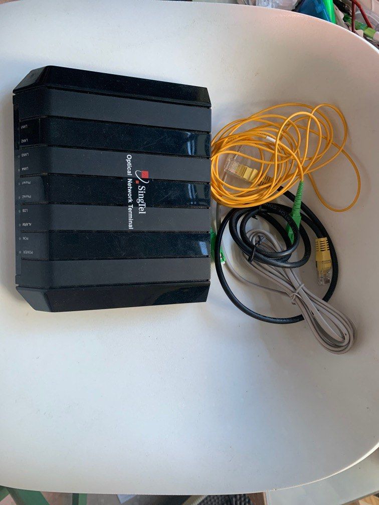 Optical Network terminal (singtel), Computers & Tech, Parts ...