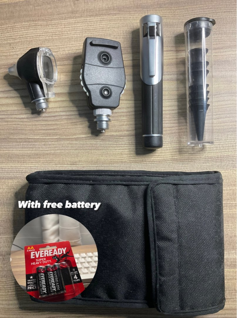 NEGOTIABLE! Otoscope & Ophthalmoscope Set, Health & Nutrition, Medical Supplies & Tools on Carousell