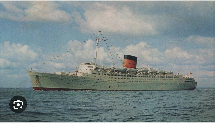 Paquebot MALAYA RMS Caronia 1958, Hobbies & Toys, Collectibles ...