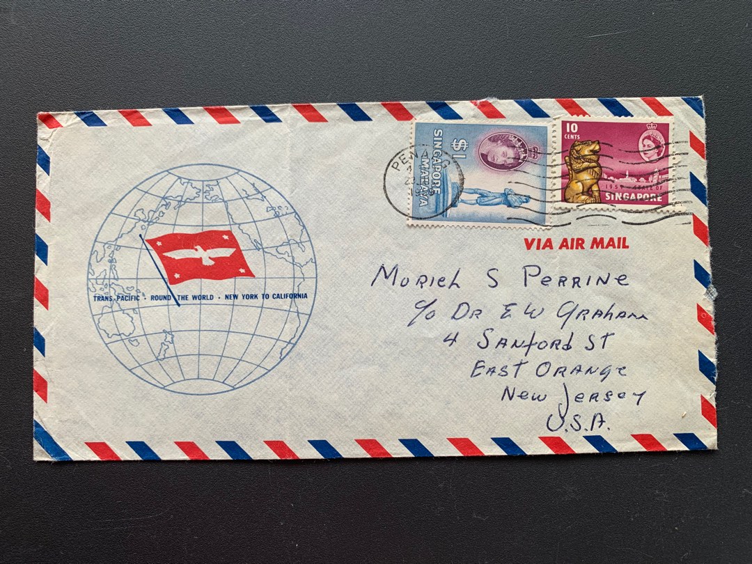 Paquebot PENANG 1958 Cover, Hobbies & Toys, Collectibles & Memorabilia ...