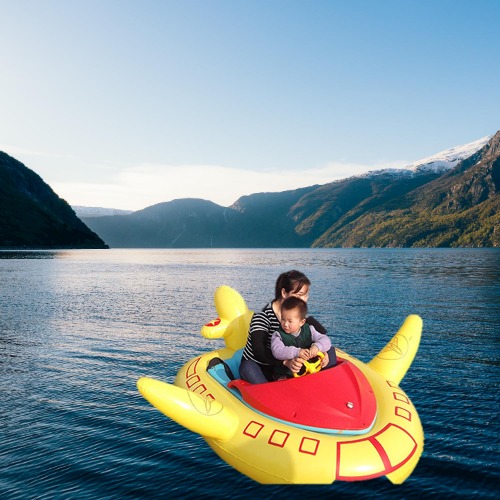 Parent-child Bumper Boat (M-054 Inflatable), Sports Equipment, Sports ...