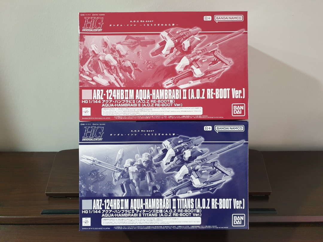 P-Bandai ARZ-124HB II M Aqua-Hambrabi II Bundle Set HG 1/144 (#gundam ...